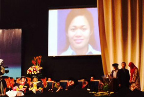 MH17: Chief stewardess, Azrina Yakob gets posthumous degree | Awani ...
