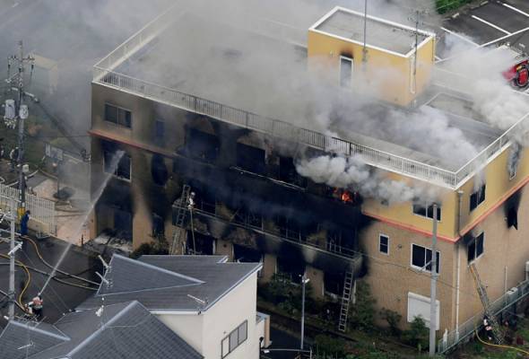 12 maut studio animasi terkenal Jepun, Kyoto Animation terbakar | Awani