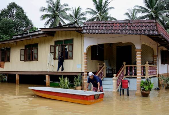 Paras air di beberapa sungai di Terengganu meningkat | Awani