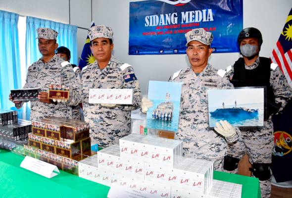 APMM gagalkan cubaan seludup 4.8 juta batang rokok kretek bernilai RM3 ...