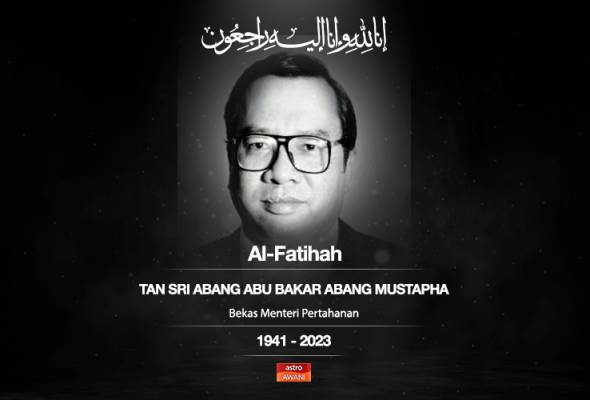 Bekas menteri pertahanan Abang Abu Bakar meninggal dunia | Awani