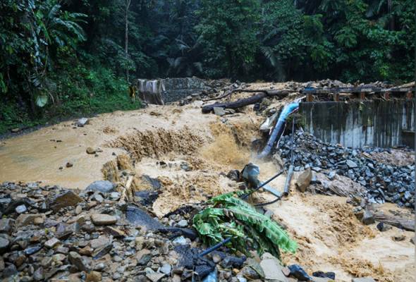 NRECC laksana siasatan kenal pasti punca aliran puing di Bentong | Awani