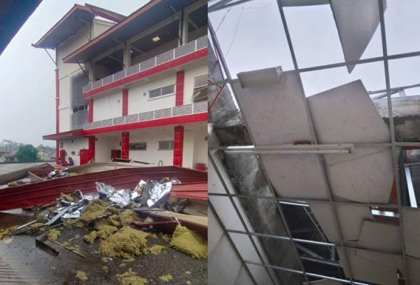 Bangunan, kuarters BBP Simpang Pertang terjejas akibat ribut | Awani