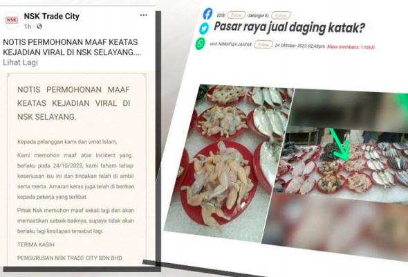 Daging katak: NSK mohon maaf secara terbuka | Awani