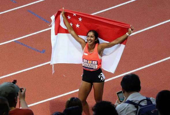 Ratu pecut Shanti Pereira tersenarai dalam 'Singapore Women's Hall of ...