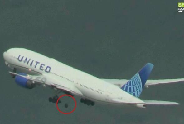 Tyre falls off United Airlines flight after takeoff from San Francisco ...