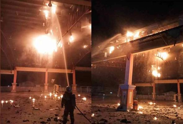 Dewan Arena Square terbakar, penganjur majlis hari jadi direman ...