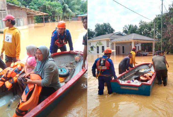 Increase in number of flood victims in Perak, Pahang this morning ...