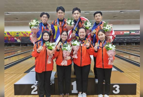 Malaysia juara keseluruhan Kejohanan Boling Remaja Asia 2025 | Awani