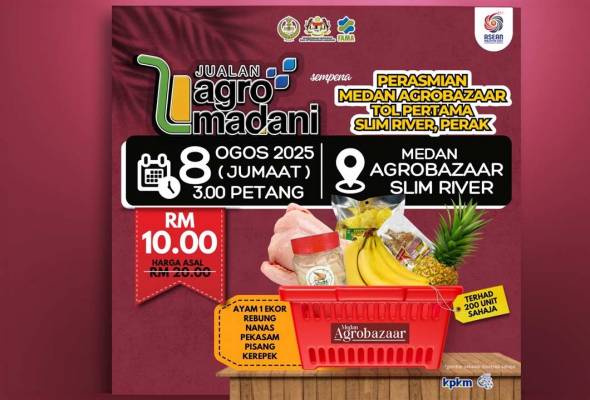 Tapak bersejarah Tol Lama Slim River kini hab agrobazar strategik | Awani