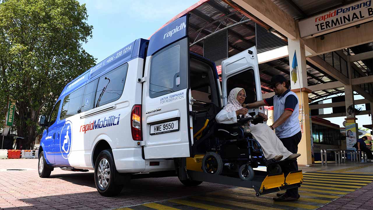 Rapid Mobiliti pilihan utama pengguna OKU di Pulau Pinang | Awani