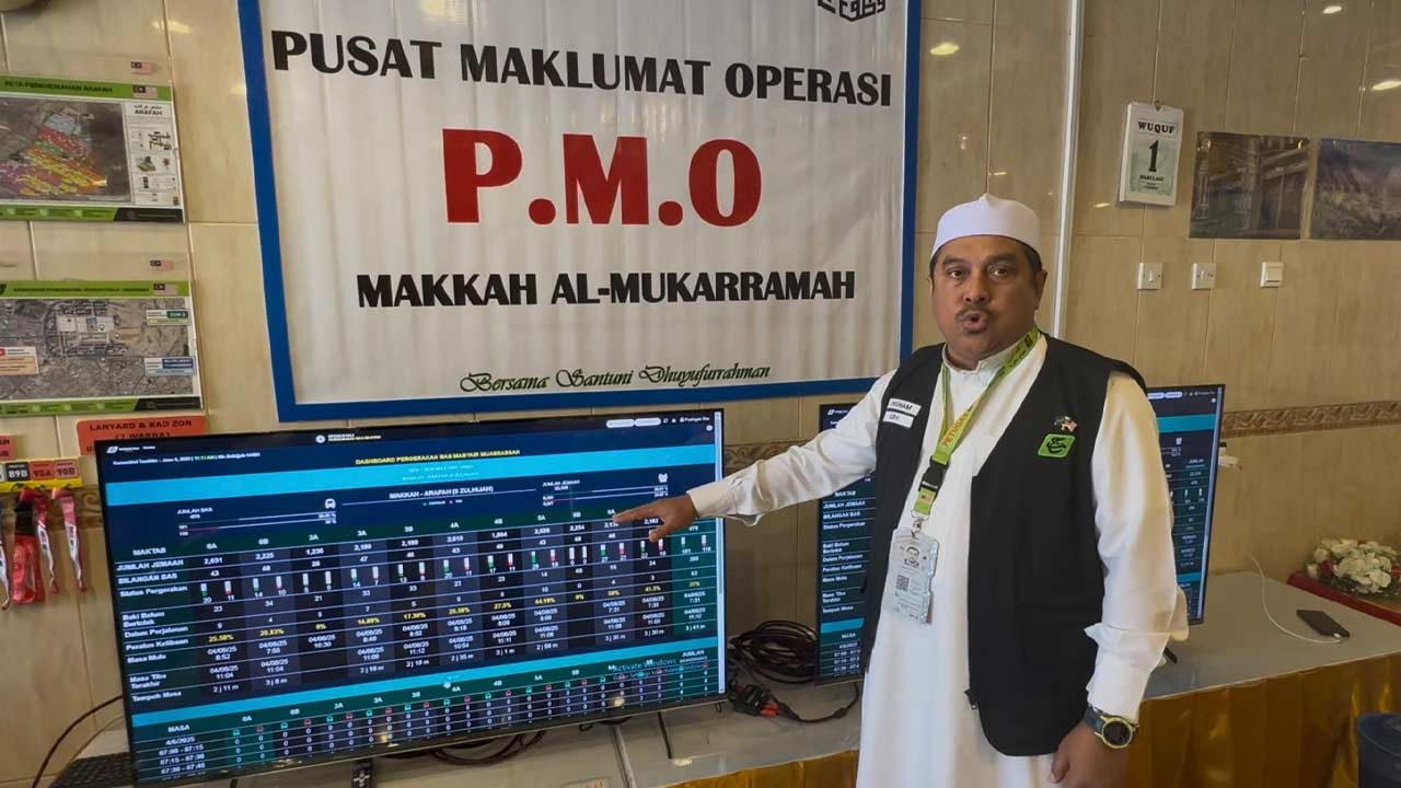TERKINI HAJI 2025: Bilik operasi TH pantau pergerakan jemaah haji | Awani