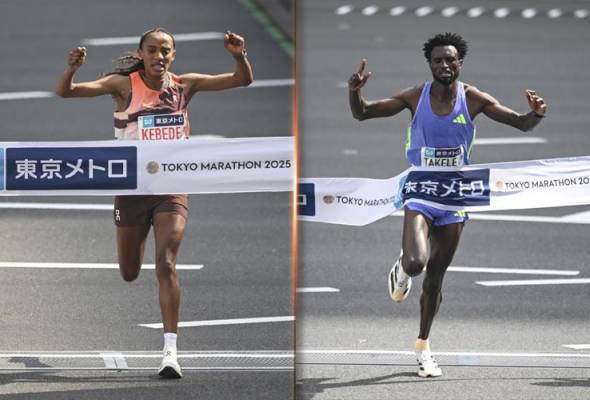 Kebede dan Takele dari Ethiopia juarai Maraton Tokyo | Awani