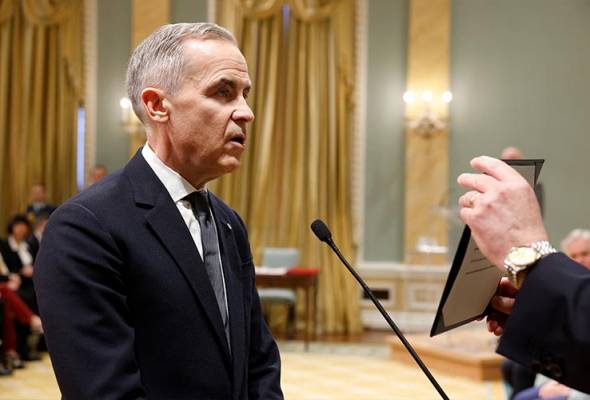 Liberal Party leader Mark Carney sworn in as Canada's 24th Prime ...