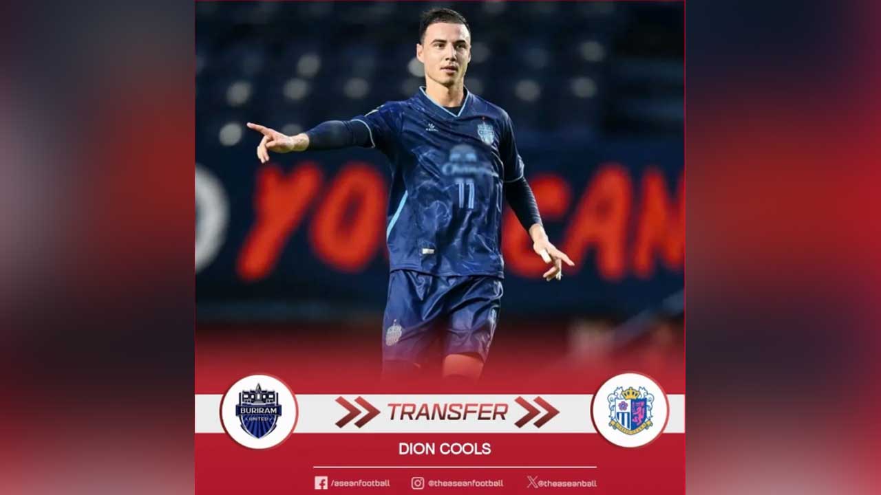 Dion Cools selangkah hampir sertai kelab Liga J1, Cerezo Osaka | Awani