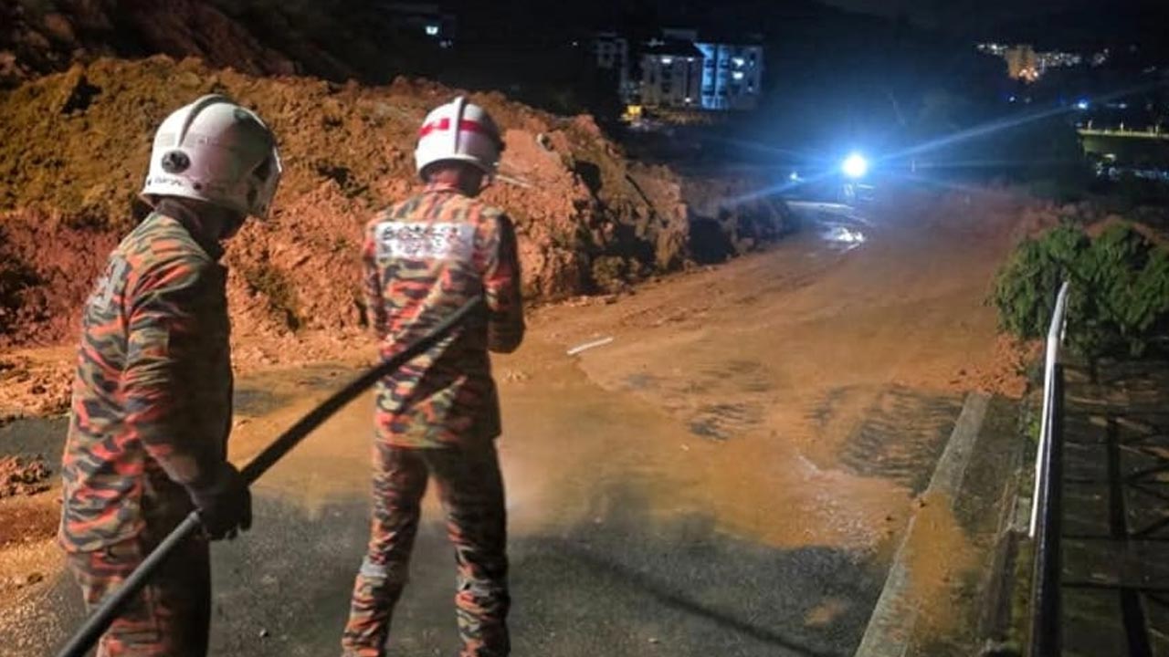 Tanah runtuh di Cameron Highlands: Laluan masuk Apartmen Puncak ...