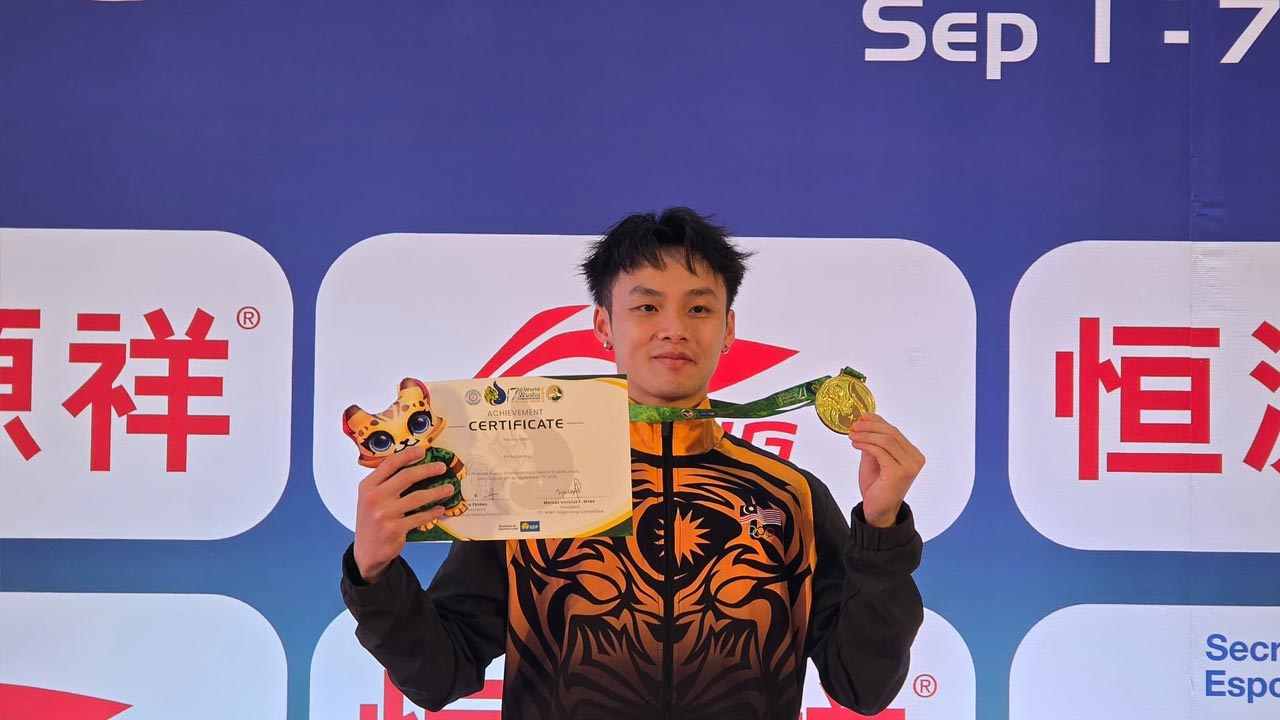 Wushu Dunia 2025: Shin Peng hadiahkan emas qiangshu | Awani