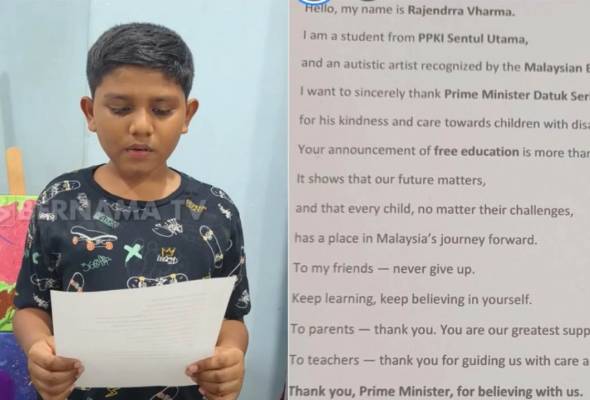 Inisiatif pendidikan percuma: Pelajar autisme rakam penghargaan kepada ...
