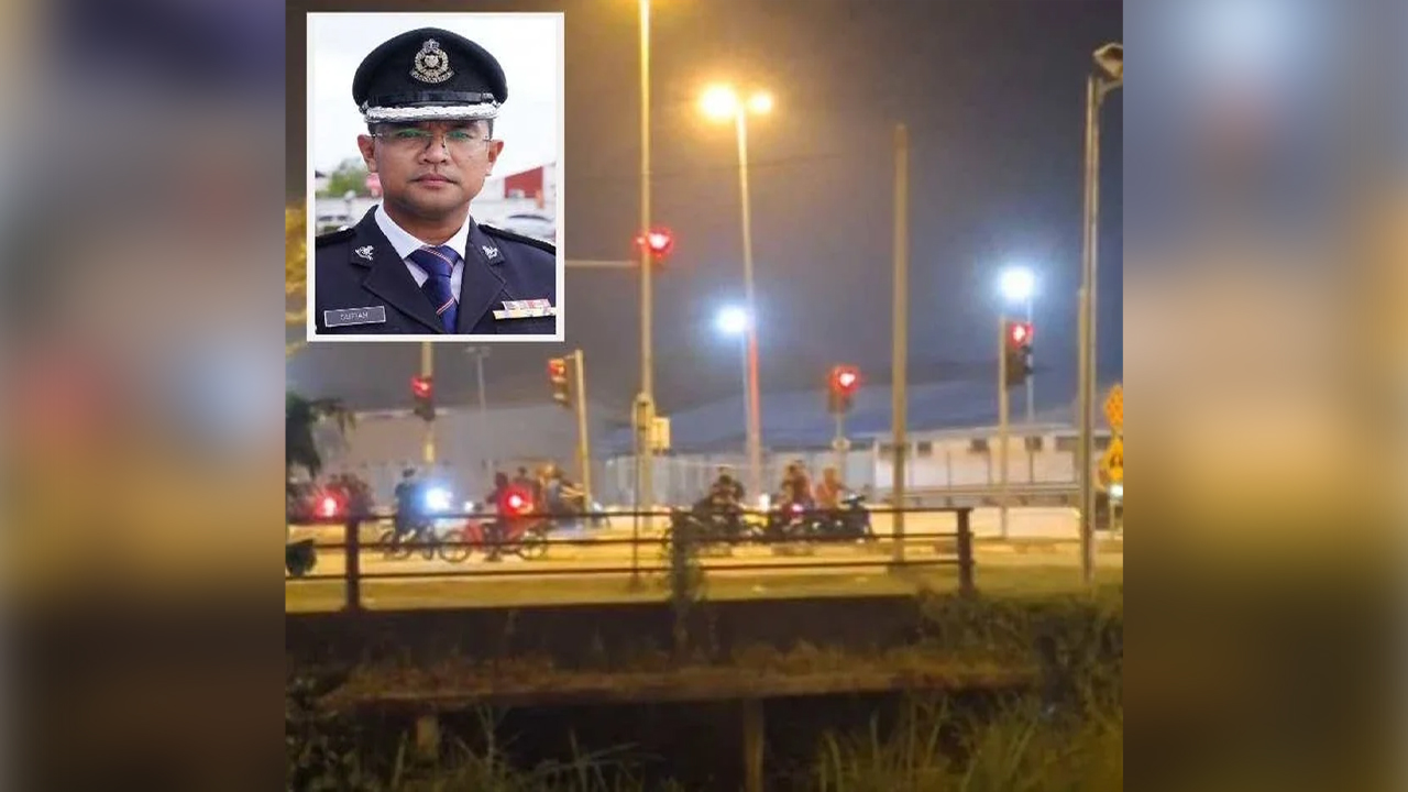 'Mat rempit' masuk 'pukat' polis di Banting, Bukit Changgang | Awani
