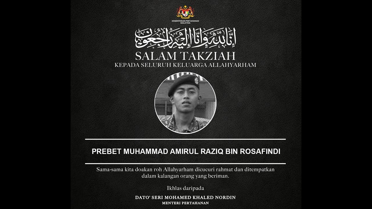 Kerajaan tidak kompromi unsur jenayah dalam kes kematian prebet ...