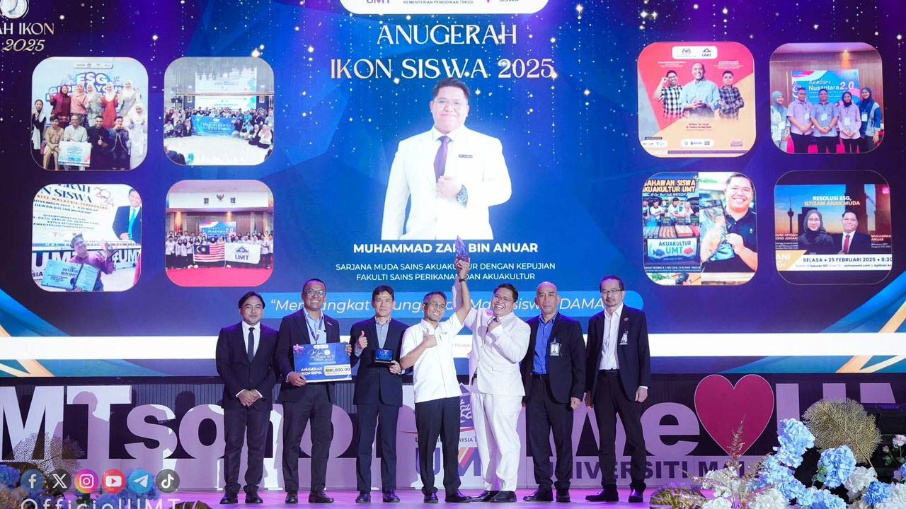 Anugerah Ikon Siswa UMT iktiraf mahasiswa cemerlang | Awani