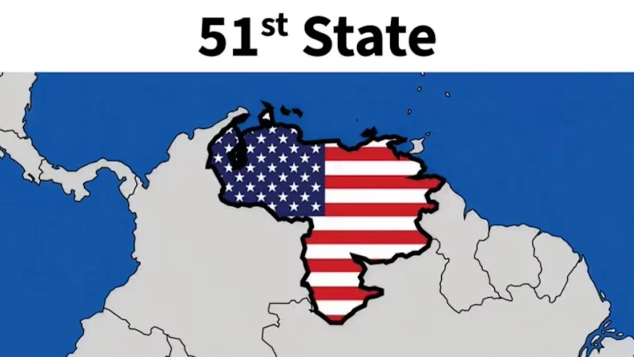Trump muat naik grafik Venezuela sebagai negeri ke-51 Amerika Syarikat ...